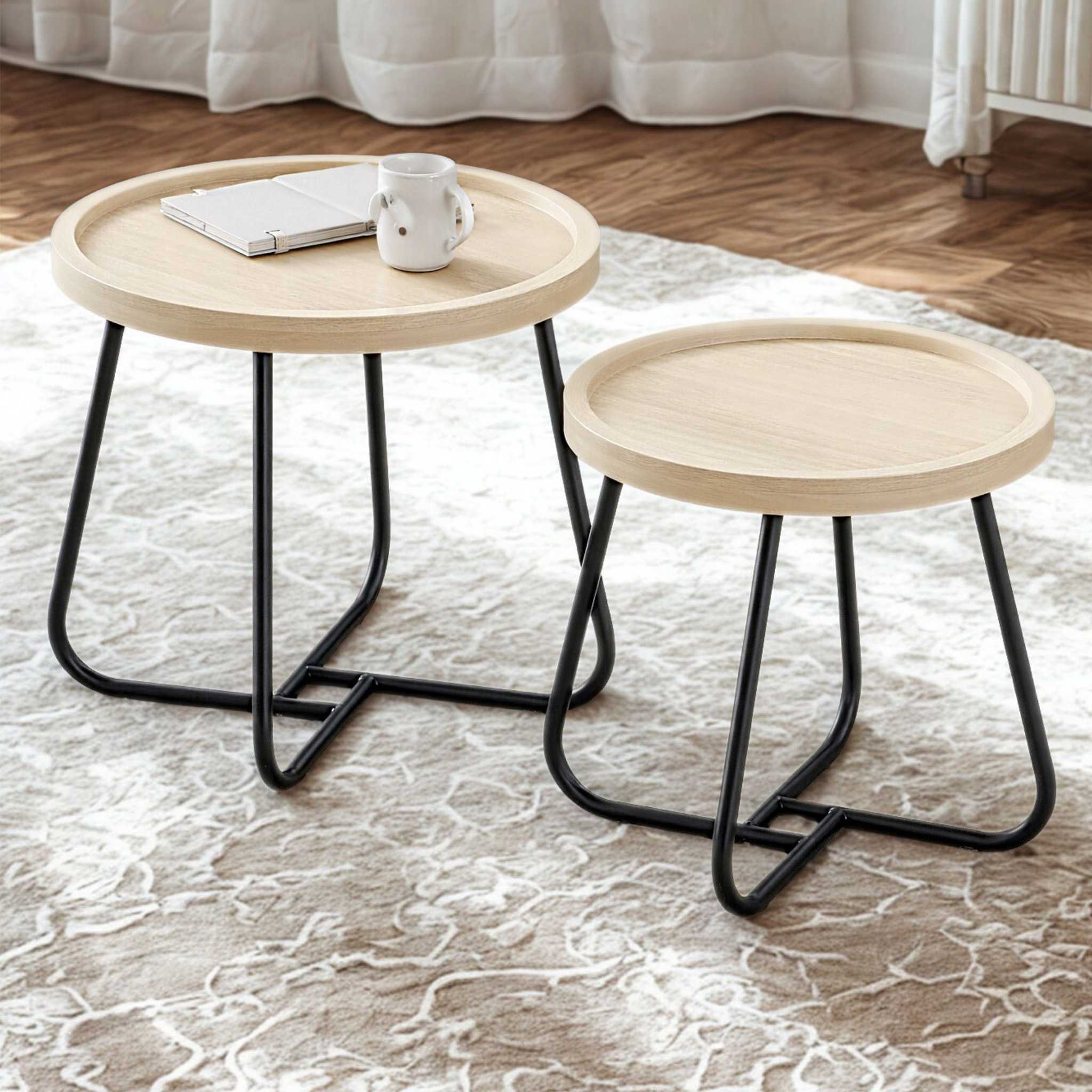 Home / Products / Cleo Nesting Coffee Tables - Set of 2