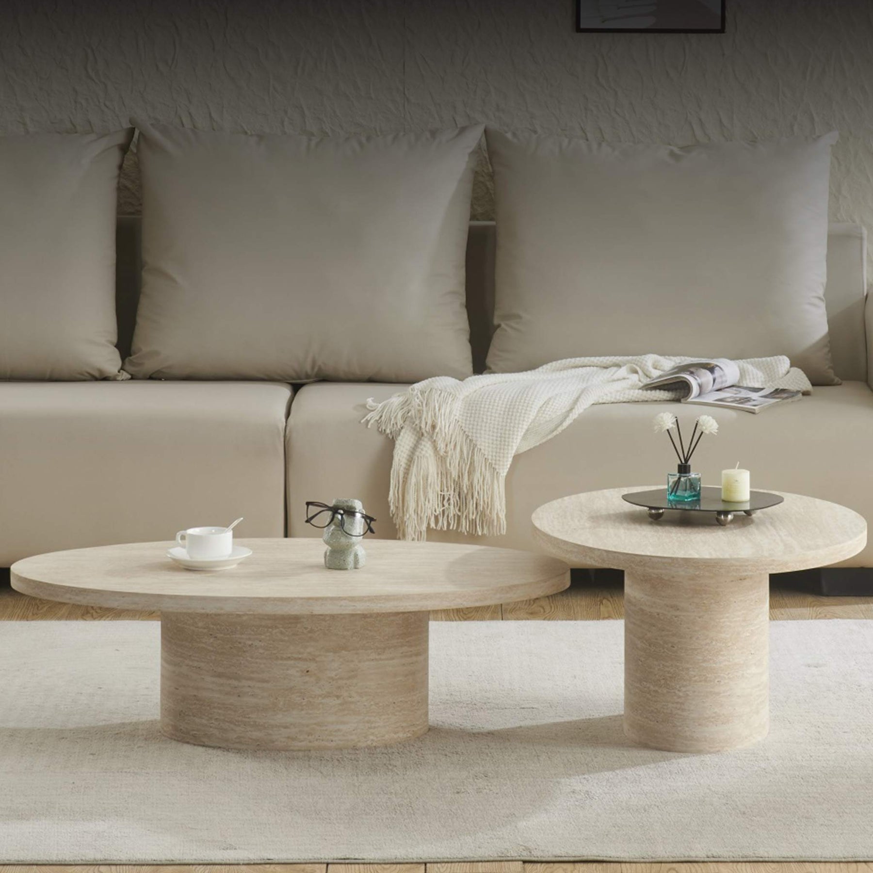 Home / Products / Valencia Wood Coffee Tables - Set of 2