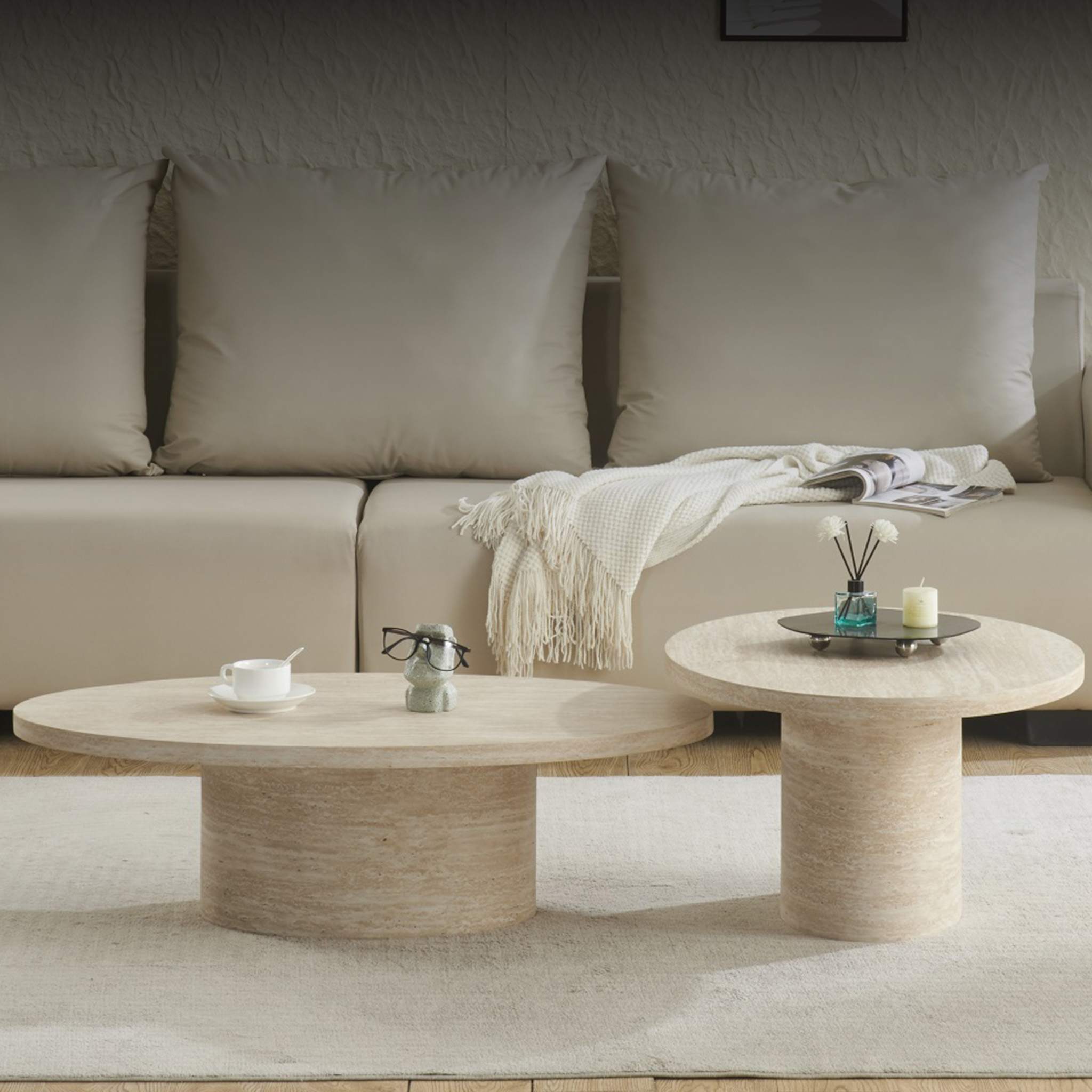 Home / Products / Valencia Wood Coffee Tables - Set of 2